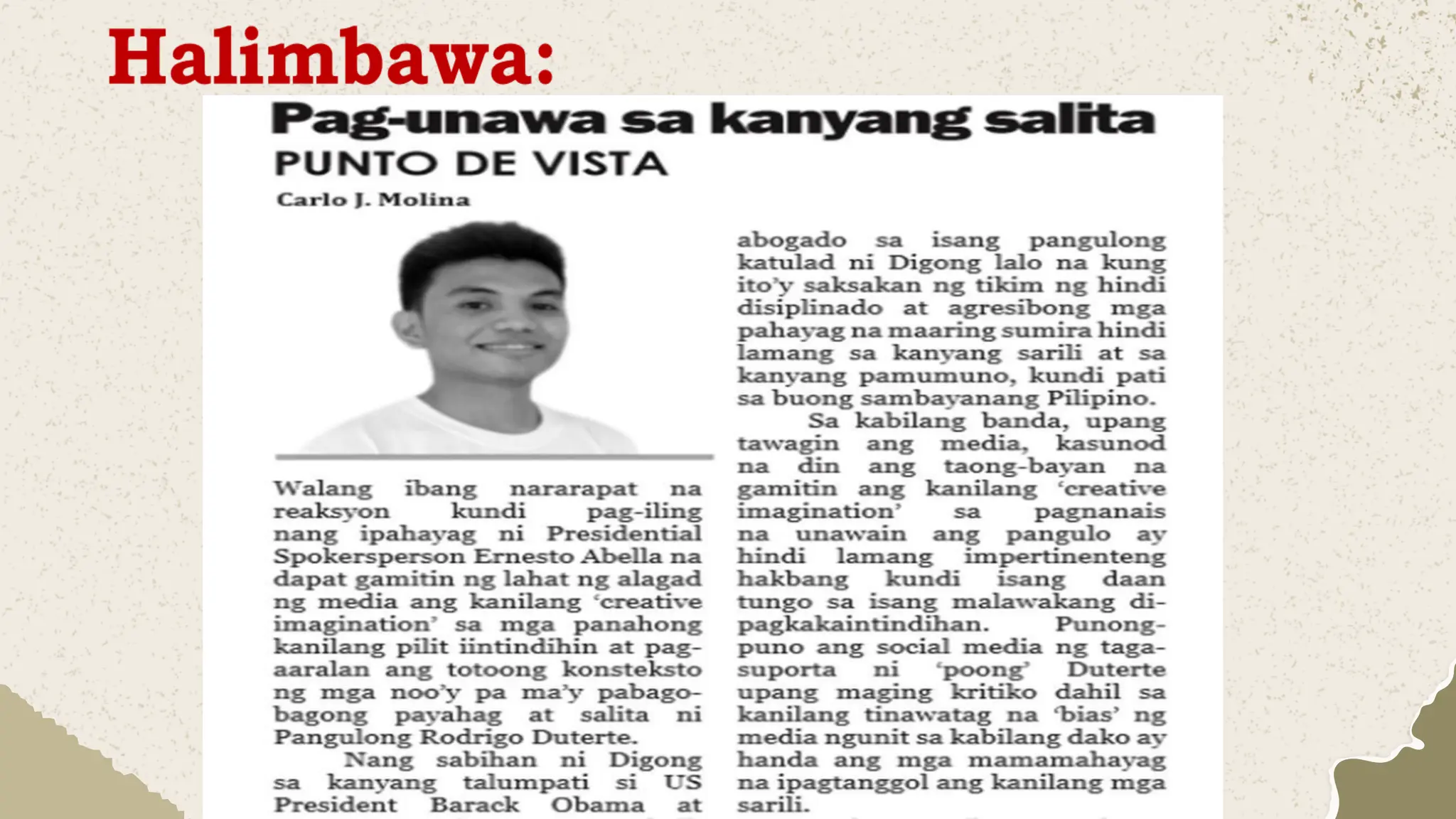 PAGSULAT NG KOLUM Campus Journalism-School Paper Management | PDF