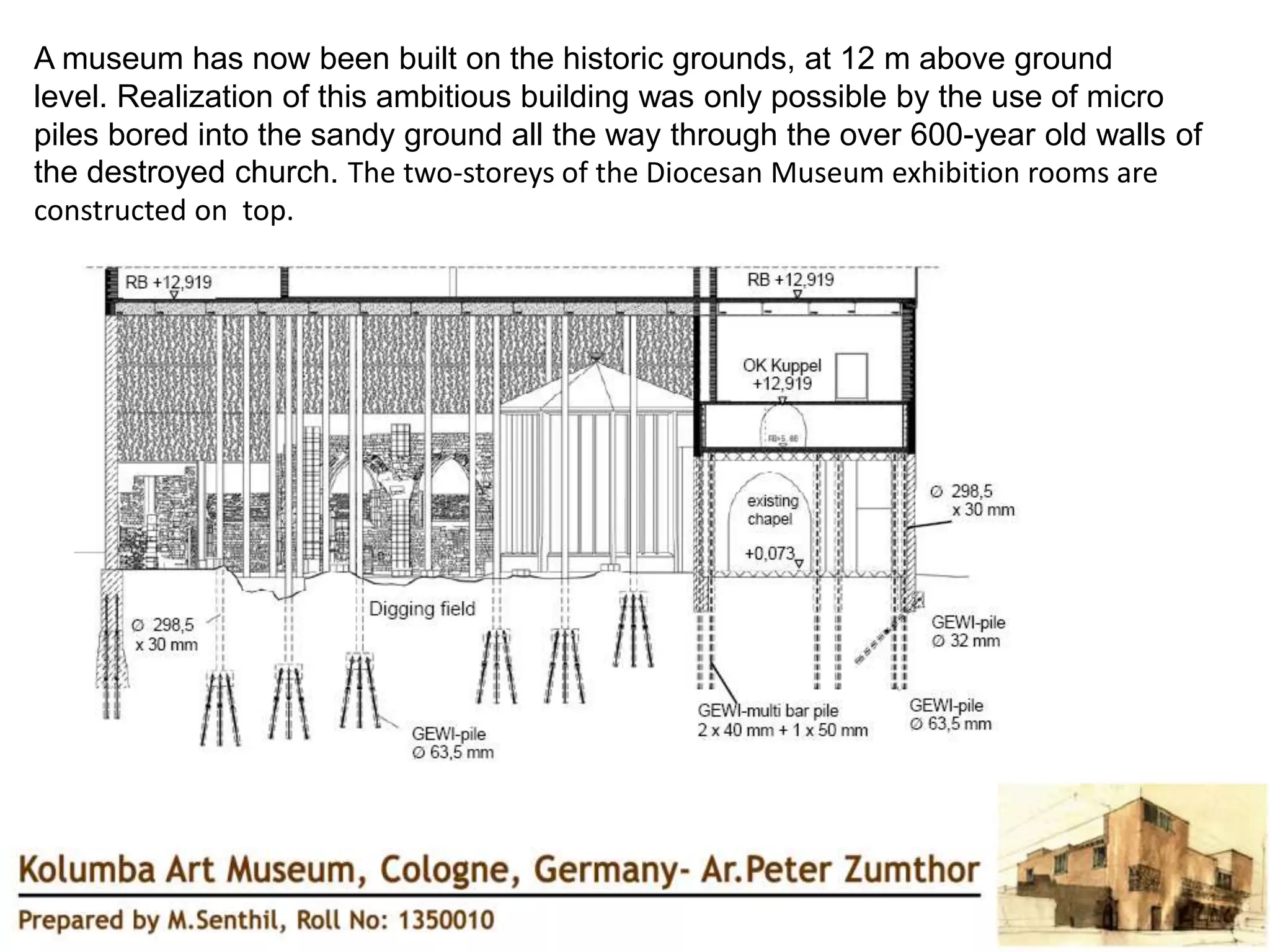 Kolumba museum presentation | PPTX