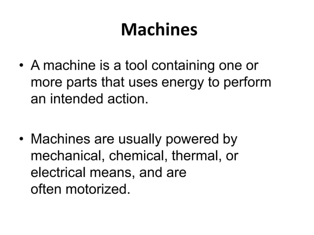 Branches of TOM, Machine & Structure, Kinematic Links | PPTX