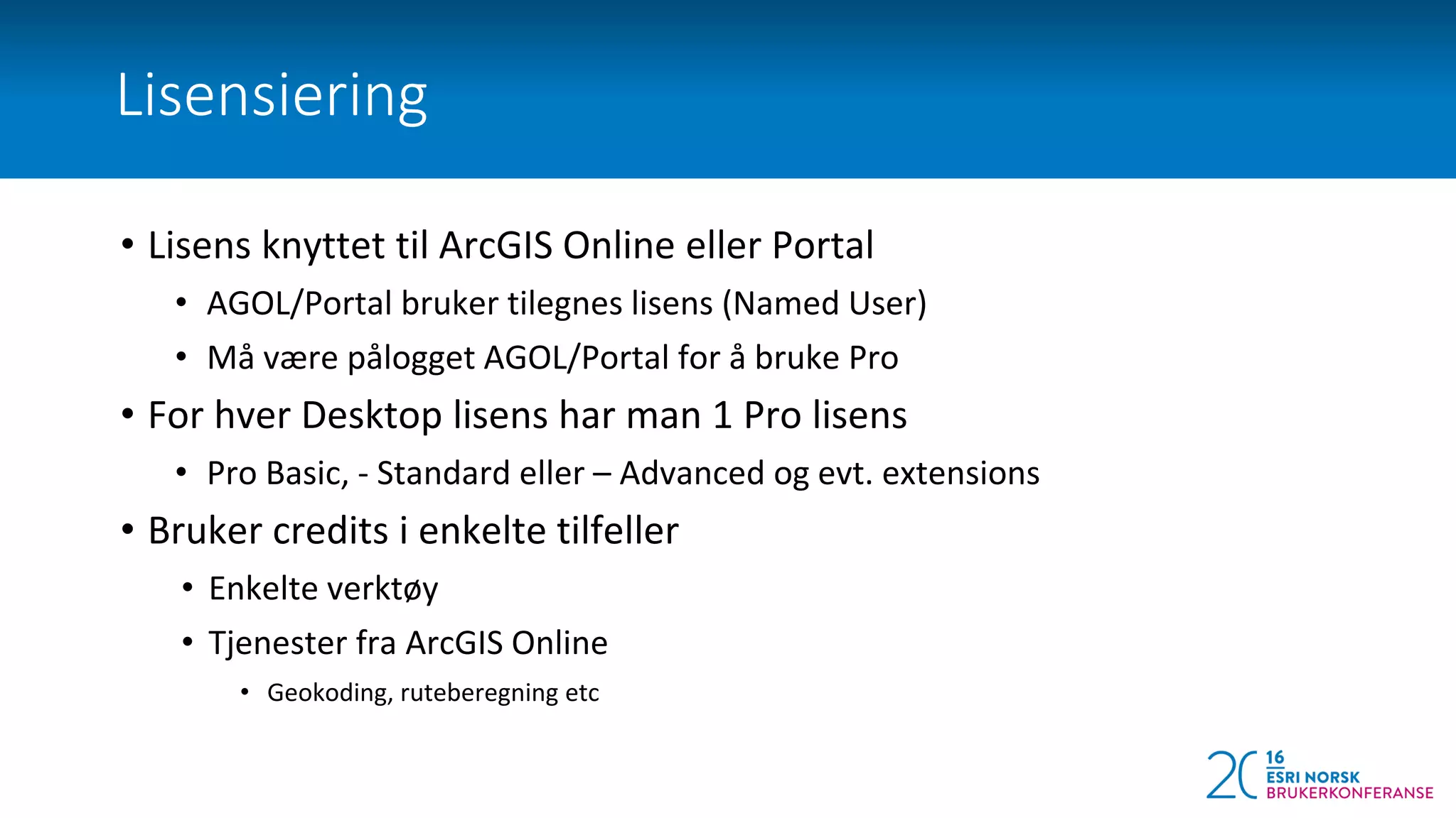 Kom i gang med ArcGIS Pro | PDF