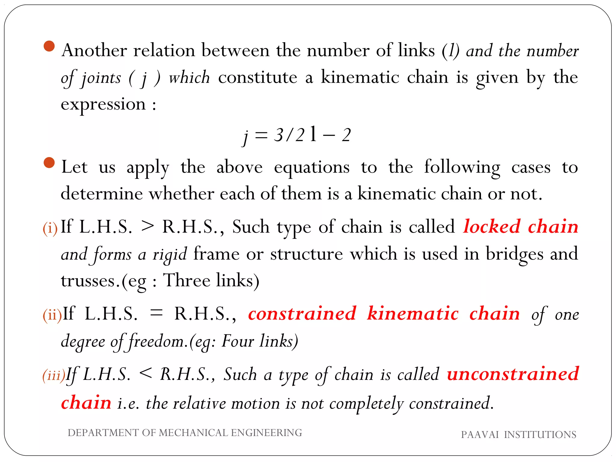KOM-UNIT-1-BASICS OF MECHANISMS | PPT