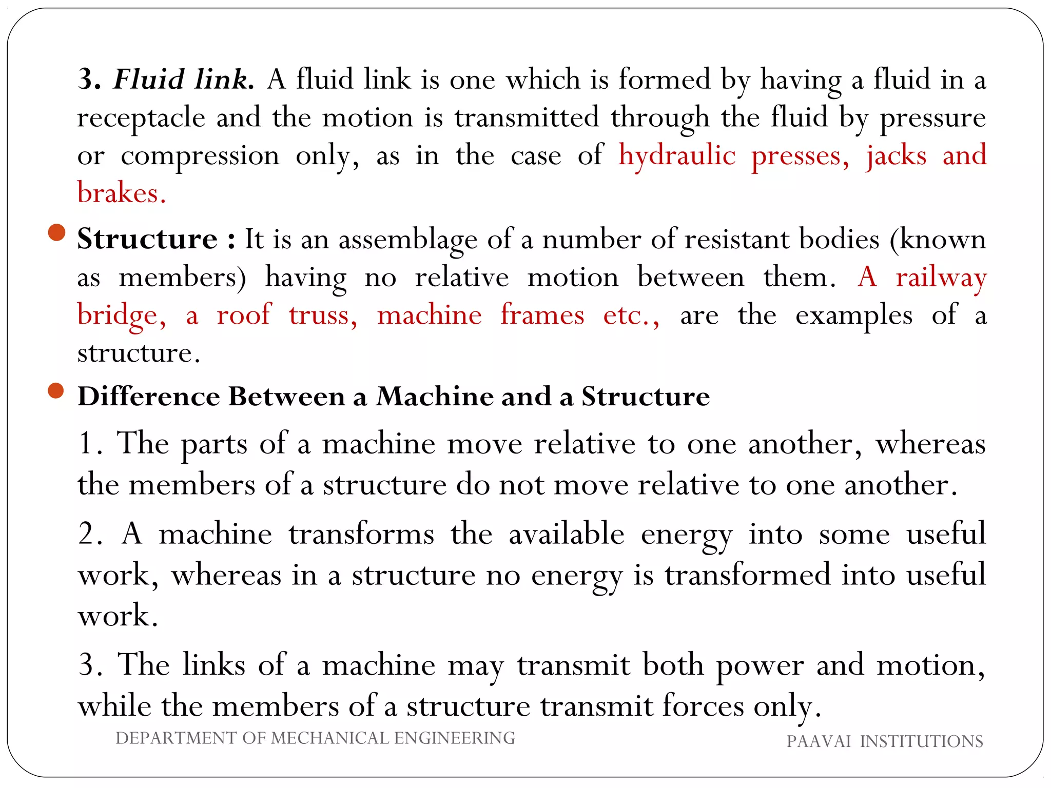 KOM-UNIT-1-BASICS OF MECHANISMS | PPT