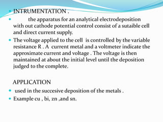 ELECTROGRAVIMETRY | PPTX