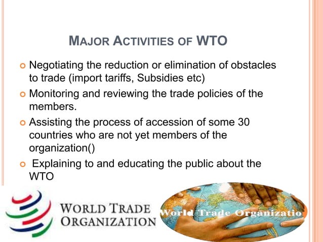 World Trade Organization WTO | PPT