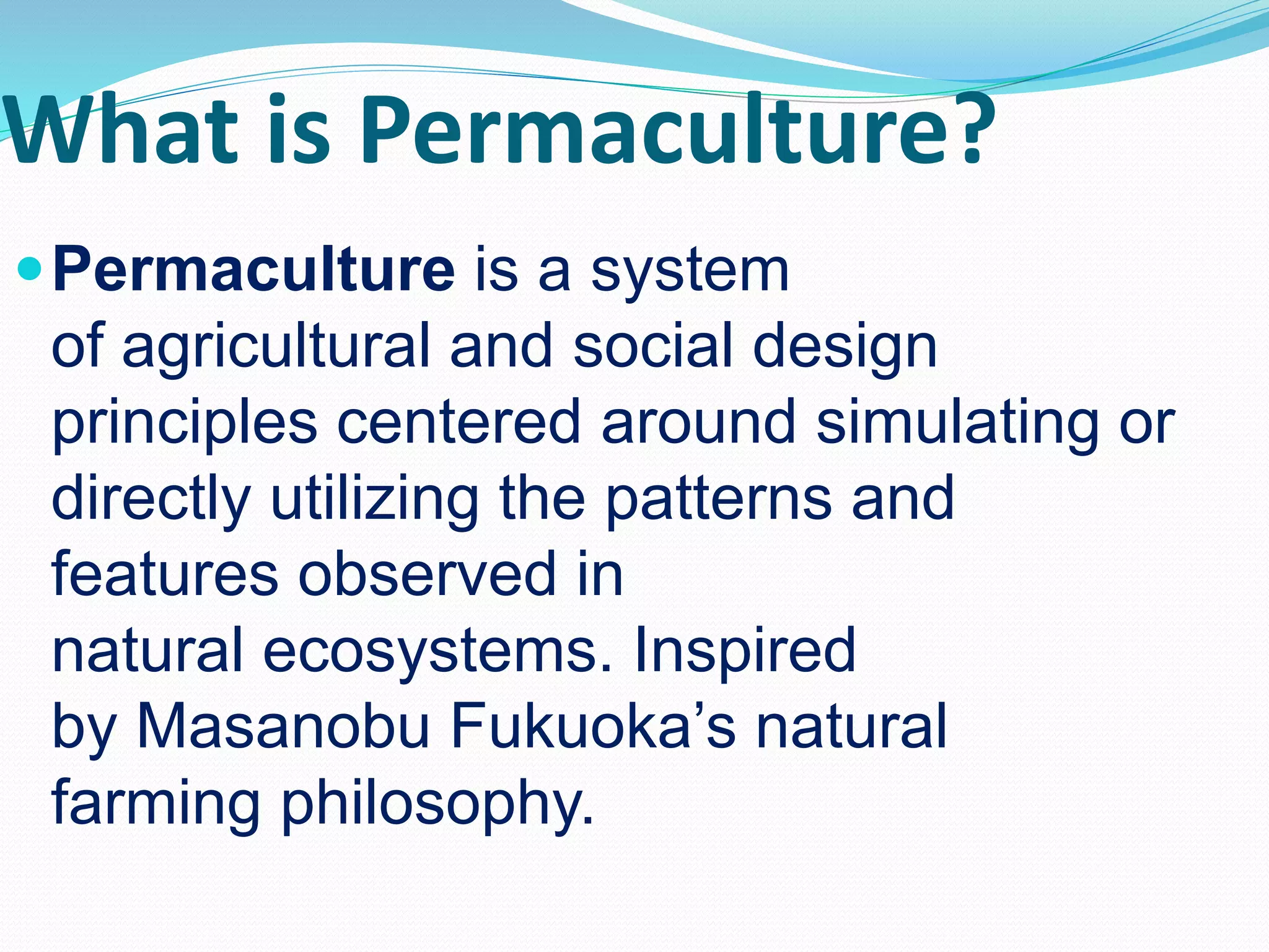permaculture farming -Komal organic ppt | PPTX