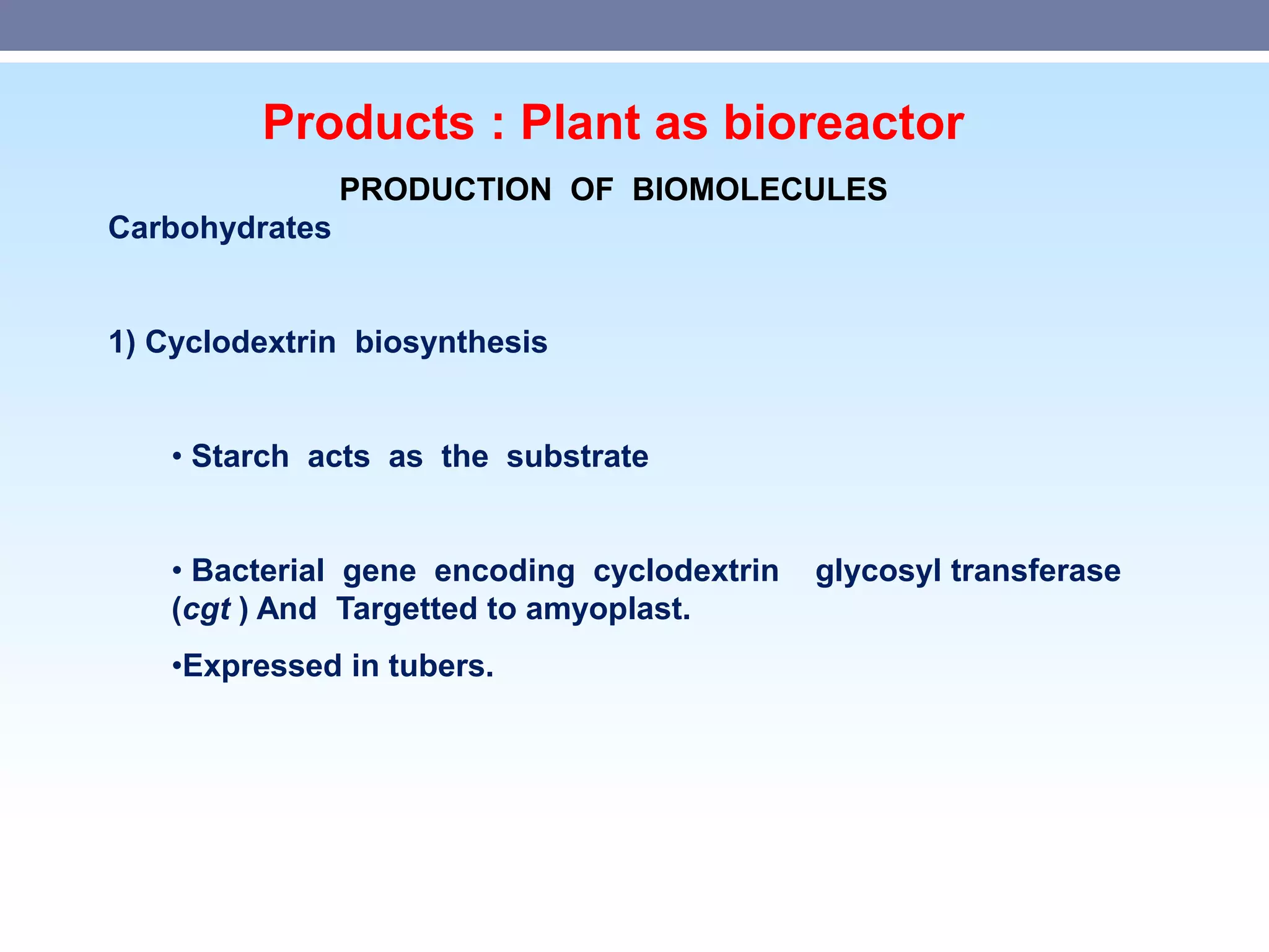 PLANTS AS BIOREACTOR | PPTX