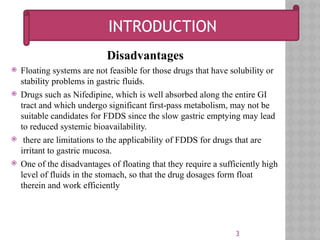 Floating drug delivery systems (FDDS).pptx