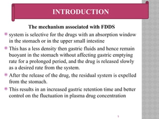 Floating drug delivery systems (FDDS).pptx