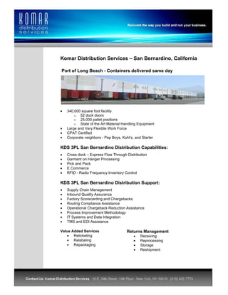 3pl Logistics | PDF