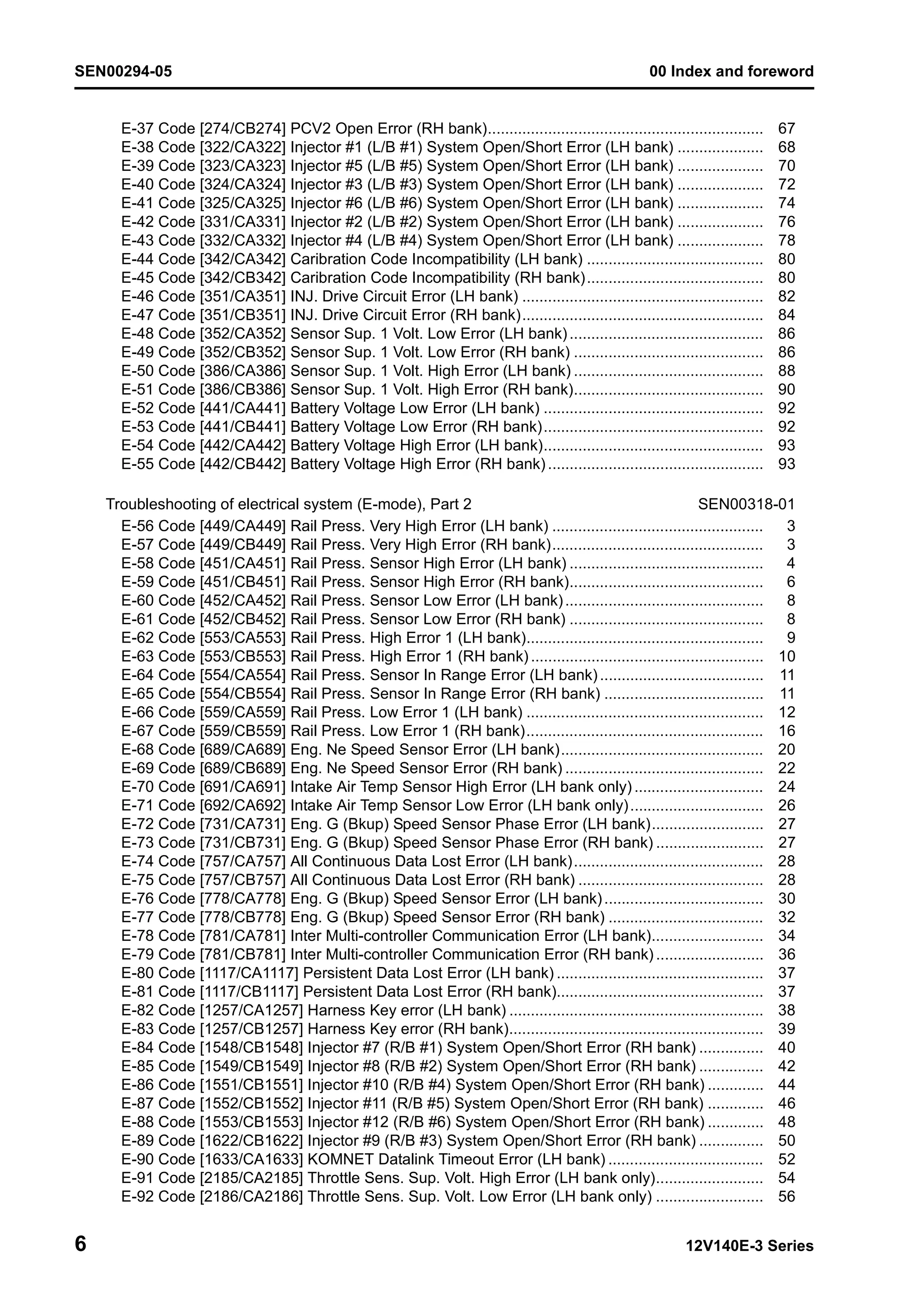 Komatsu 12 v140e 3 series engine service repair manual | PDF
