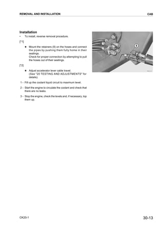 Komatsu ck20 1 skid steer loader service repair manual | PDF