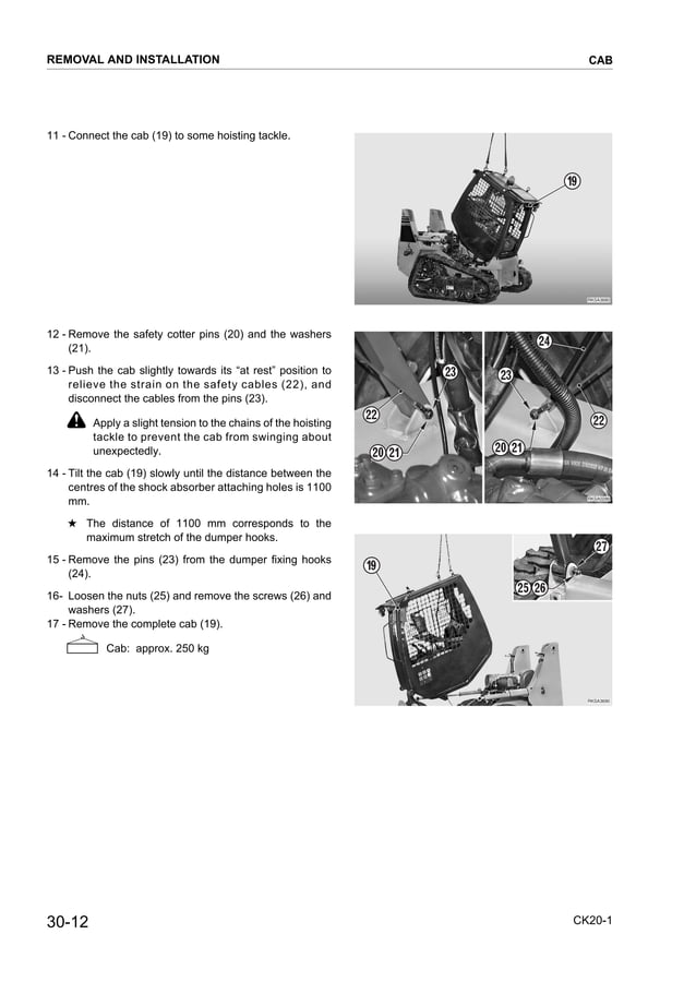 Komatsu ck20 1 skid steer loader service repair manual | PDF