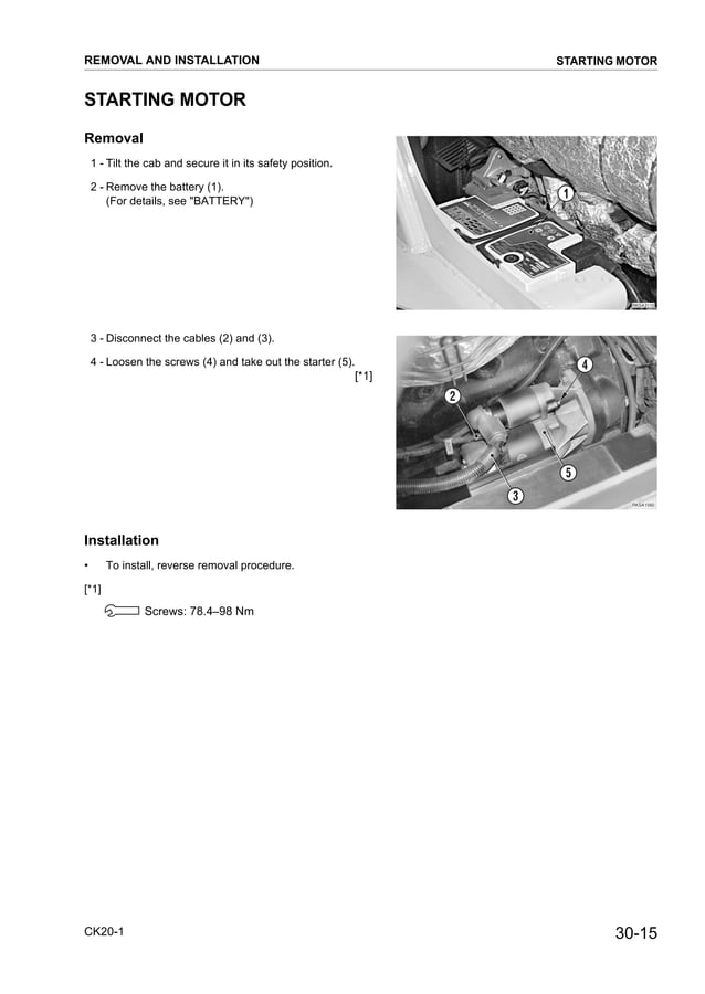 Komatsu ck20 1 skid steer loader service repair manual | PDF