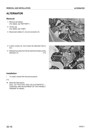 Komatsu ck20 1 skid steer loader service repair manual | PDF