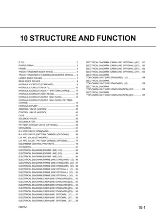 Komatsu ck25 1 skid steer loader service repair manual (sn f00003 and up) | PDF