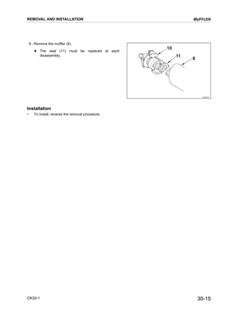 Komatsu ck30 1 skid steer loader service repair manual (sn f00003 and up) | PDF
