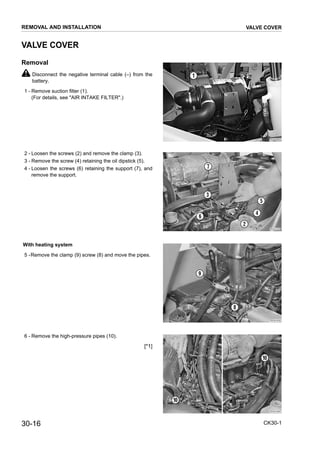 Komatsu ck30 1 skid steer loader service repair manual (sn f00003 and up) | PDF