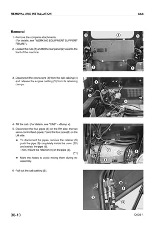 Komatsu ck35 1 skid steer loader service repair manual (sn f00003 and up) | PDF | Home ...