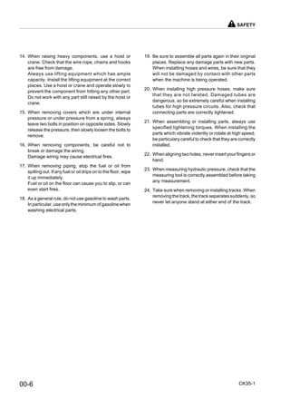 Komatsu ck35 1 skid steer loader service repair manual (sn f00003 and up) | PDF