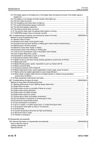 Komatsu d21 a 8e0 dozer bulldozer service repair manual (sn 90001 and ...