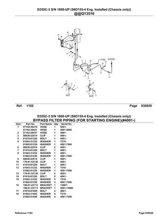 Komatsu D355C-3 Pipe Layer Parts Catalogue Manual - SN 1800 AND UP.pdf
