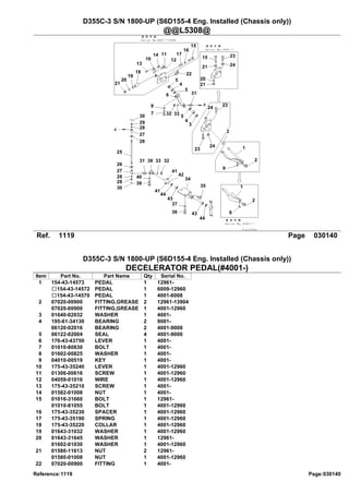 Komatsu D355C-3 Pipe Layer Parts Catalogue Manual - SN 1800 AND UP.pdf
