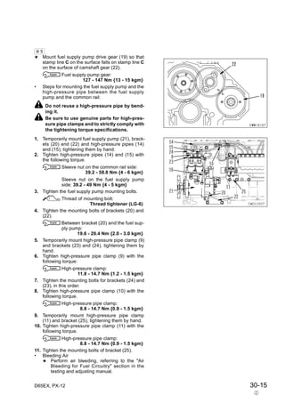 Komatsu d65 ex 12 dozer bulldozer service repair manual sn 65209 and up ...