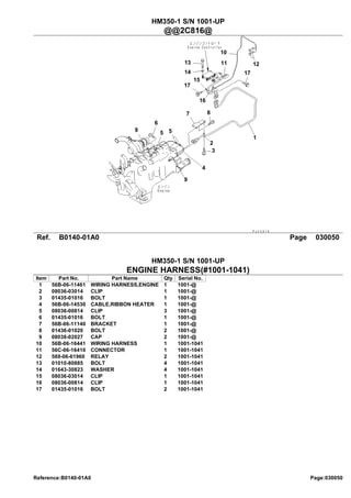 Komatsu HM350-1 Articulated Dump Truck Parts Catalogue Manual - SN 1001 AND UP.pdf