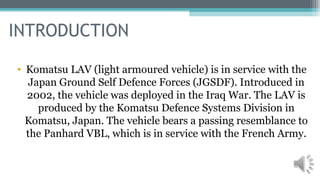 Komatsu lav (light armoured vehicle), japan | PPT