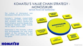 Opportunities for improvement in Komatsu’s value chain | PDF