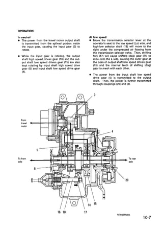 Komatsu PW170-5K Hydraulic Excavator Service Repair Manual SNK20001 and ...