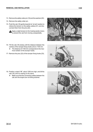 Komatsu sk1026 5 turbo skid steer loader service repair manual (sn 37 ctf50001 and up) | PDF
