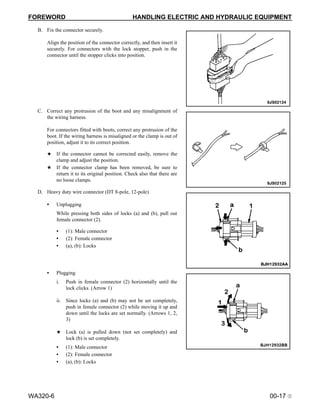Komatsu wa320 6 wheel loader service repair manual (sn a35001 and up) | PDF