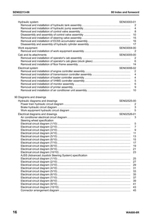 Komatsu wa600 6 r wheel loader service repair manual (sn 65001 and up ...