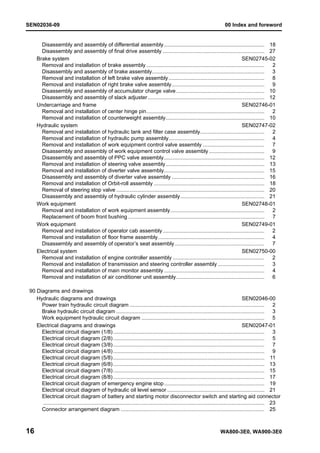 Komatsu wa800 3 e0 wheel loader service repair manual (sn 70001 and up ...