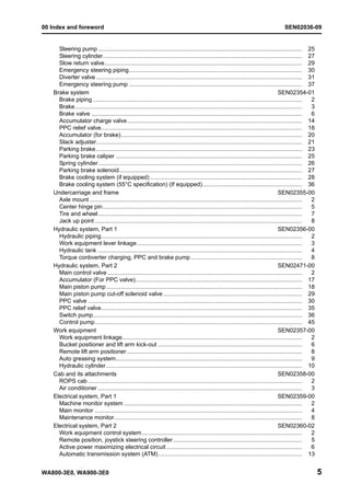 Komatsu wa900 3 e0 wheel loader service repair manual (sn 60001 and up ...