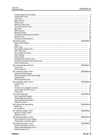 Komatsu wd600 6 wheel dozer service repair manual (sn 55001 and up) | PDF