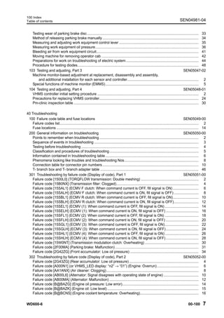 Komatsu wd600 6 wheel dozer service repair manual (sn 55001 and up) | PDF