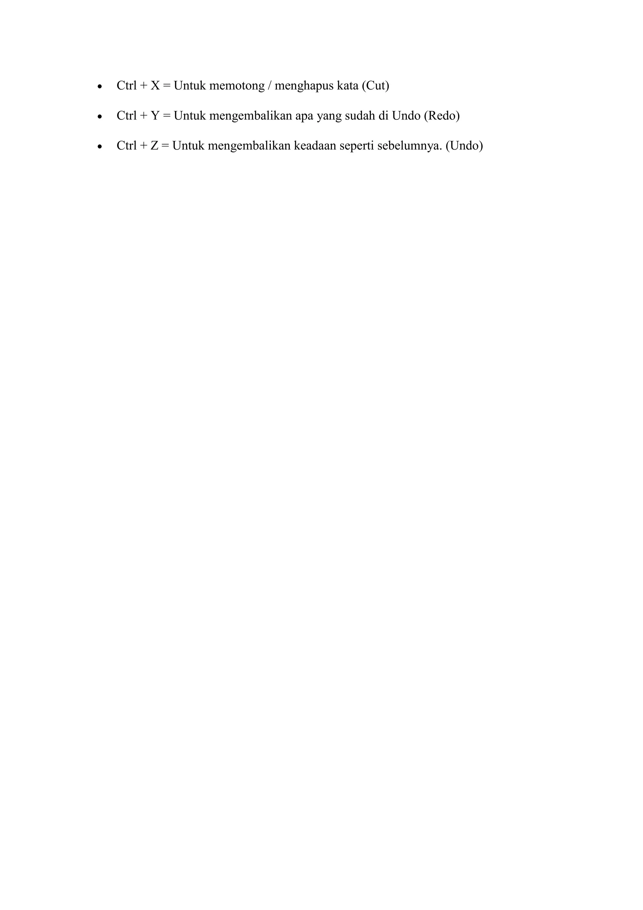 Kombinasi tombol keyboard dan fungsinya di browser mozila, chrome dll | PDF