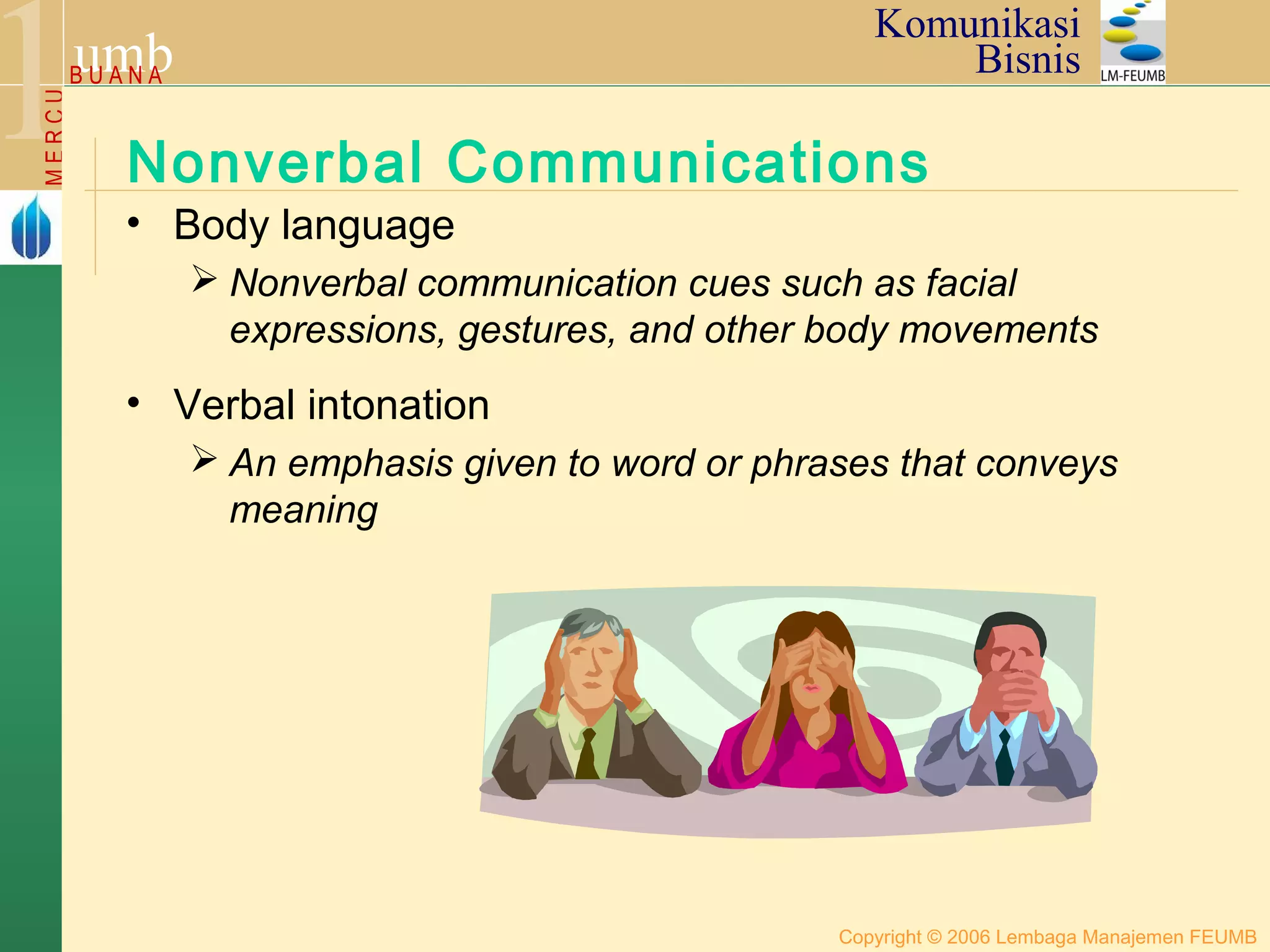 Komunikasi Bisnis Bab I | PPT