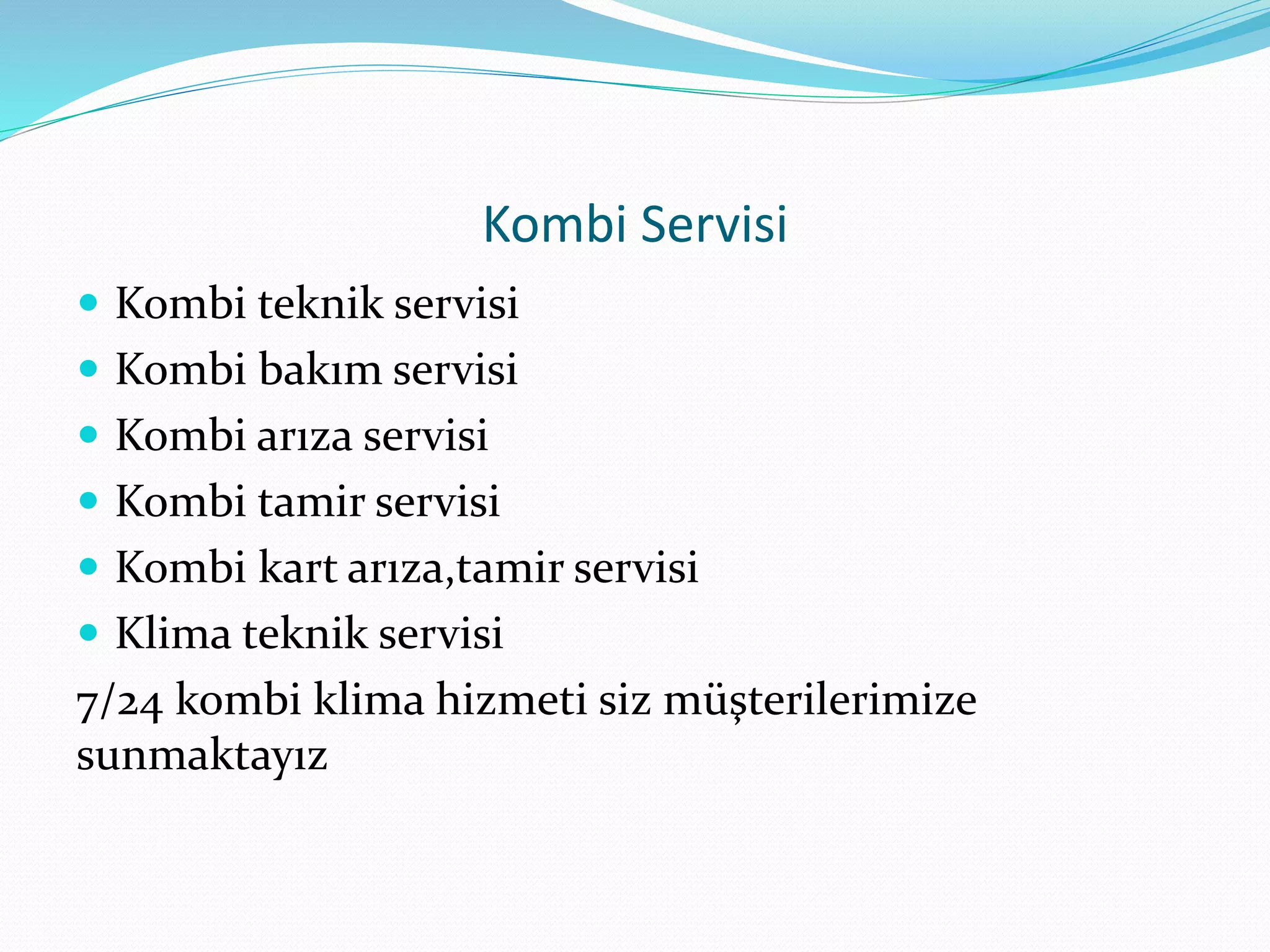 Kombi servis | PPTX