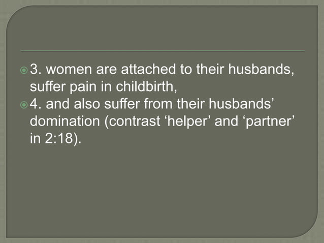 Menafsirkan Perikop Kejadian 2 3 | PPT