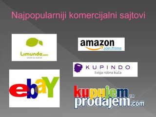 Komercijalni sajtovi, Milica Petrović | PPT