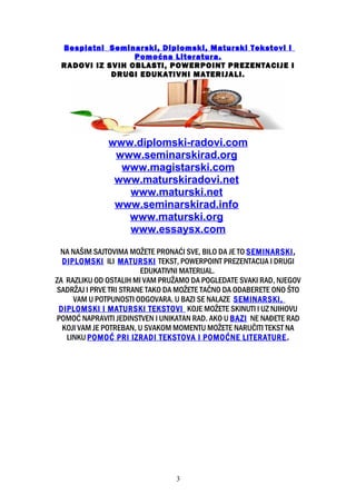 Komercijalni zapisi usluzni biznis | DOC