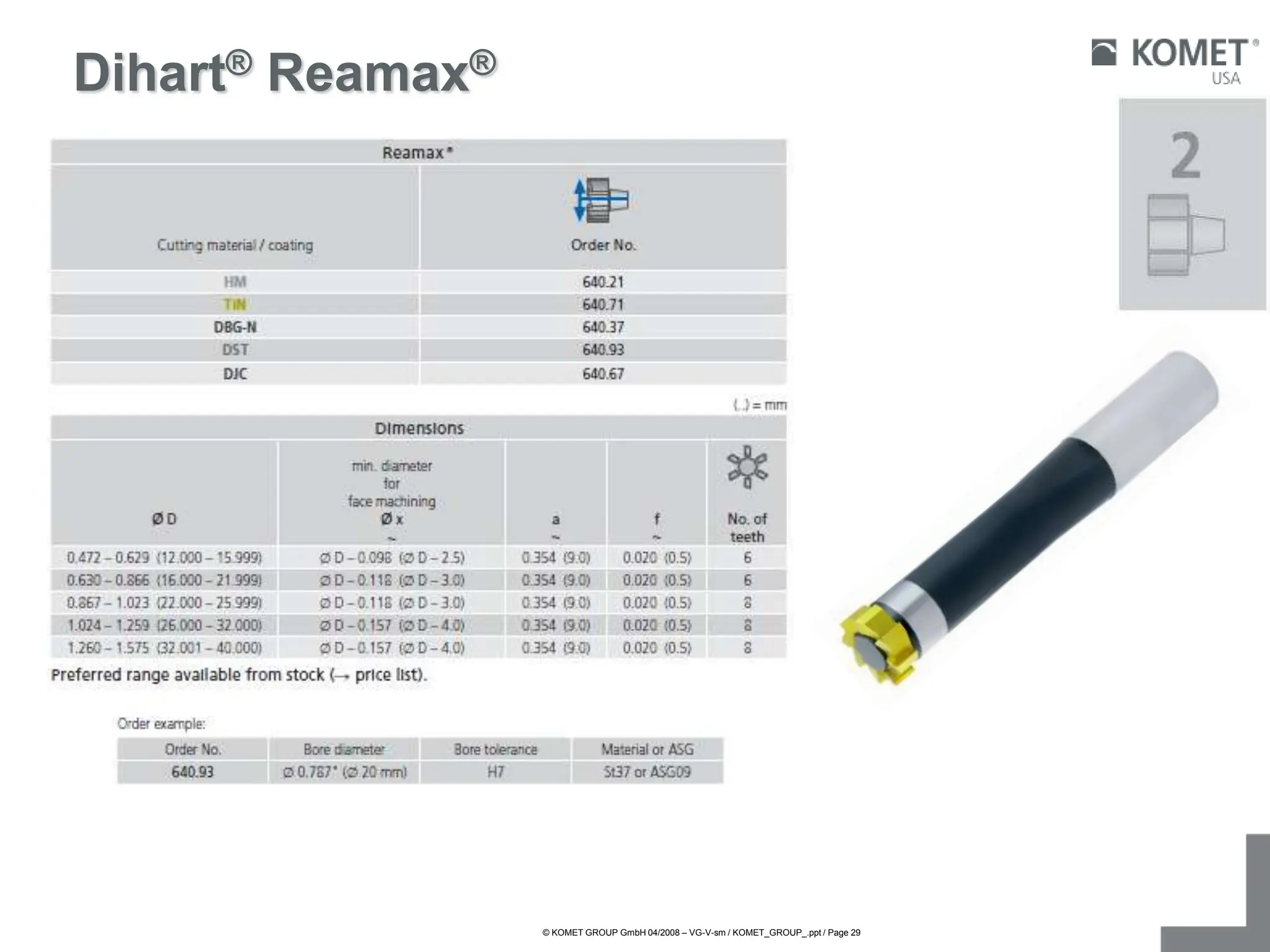 Komet Dihart tools for Reaming Training.pdf