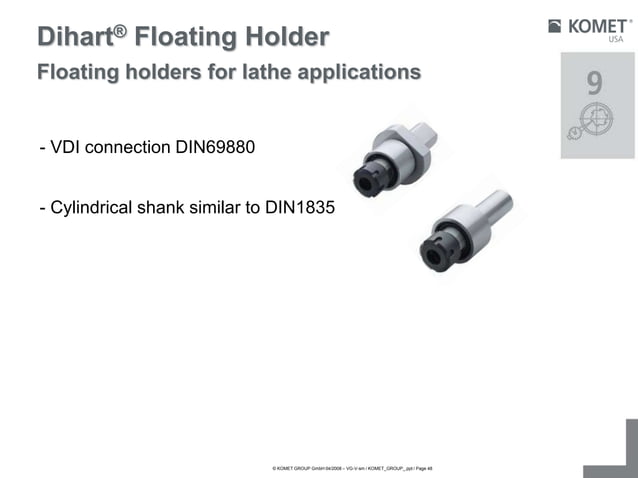 Komet Dihart tools for Reaming Training.pdf | Woodworking | Arts and Crafts