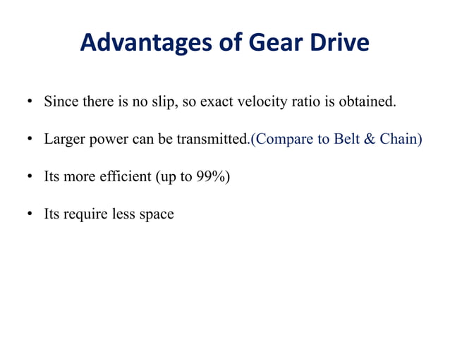 UNIT-4-KOM-GEARS-TYPES AND NOMENCLATURE. | PPT