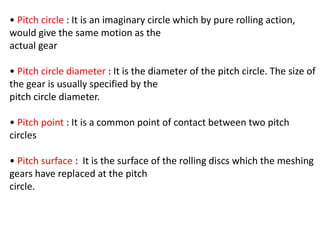 Kom gear terminology1 | PPTX