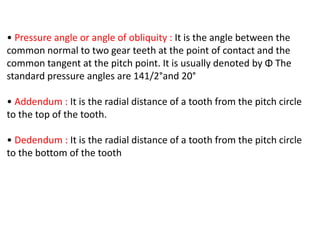 Kom gear terminology1 | PPTX