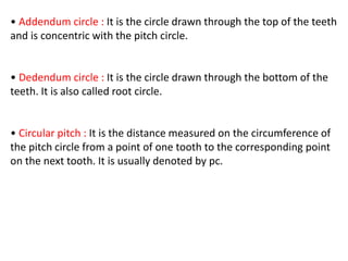 Kom gear terminology1 | PPTX